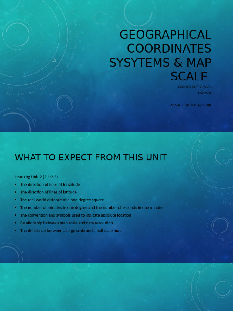 Geographic Coordinates for Students | PDF | Longitude | Latitude