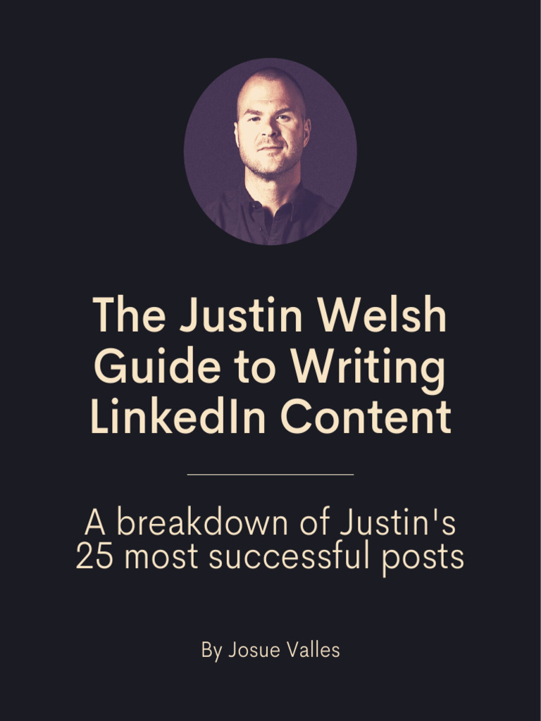 25 Justin Welsh Templates | PDF
