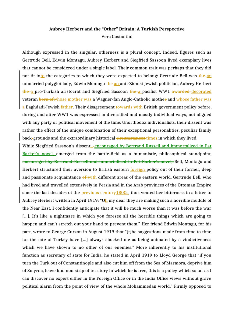Aubrey Herbert and The Other Britain - Jo | PDF | Liberal Party (Uk ...