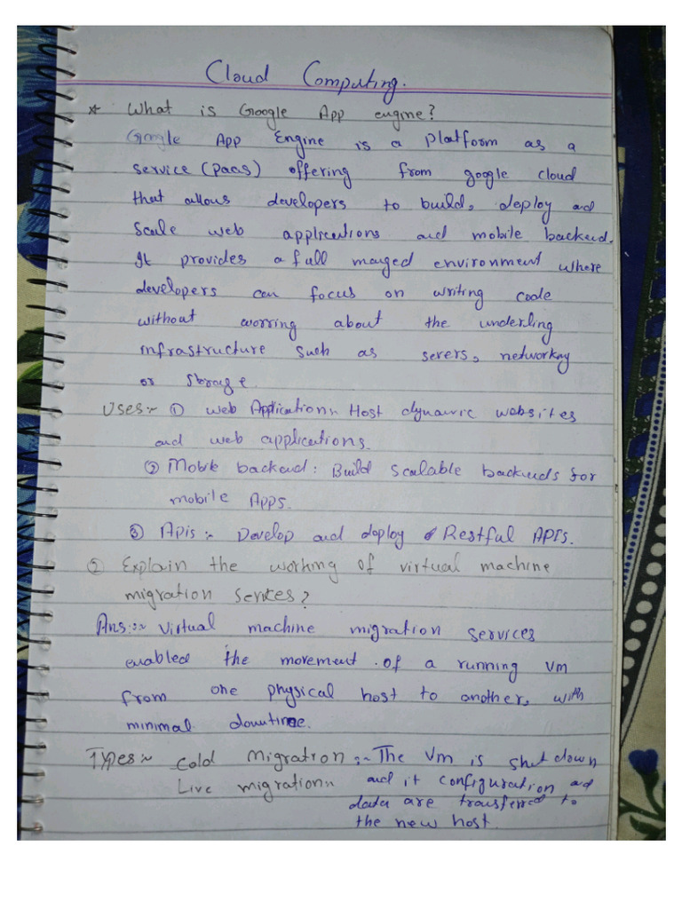 Cloud Computing Final | PDF