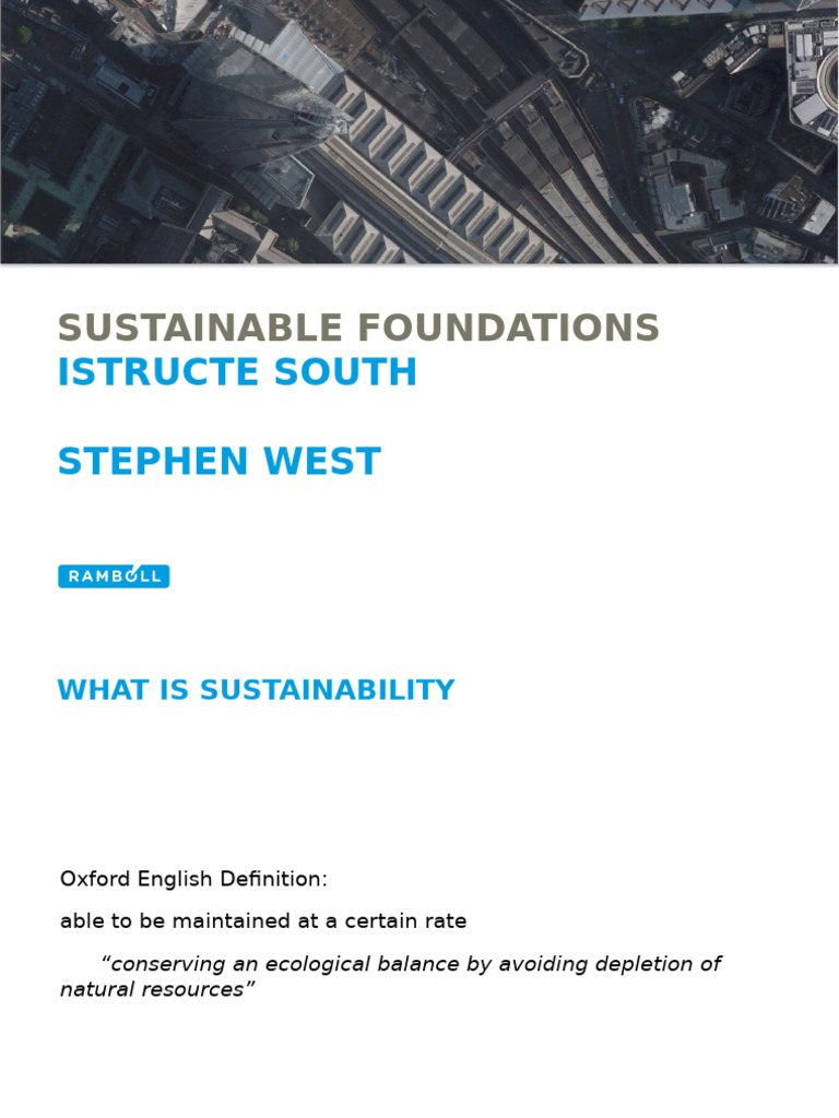 Sustainable Foundation | PDF | Deep Foundation | Groundwater