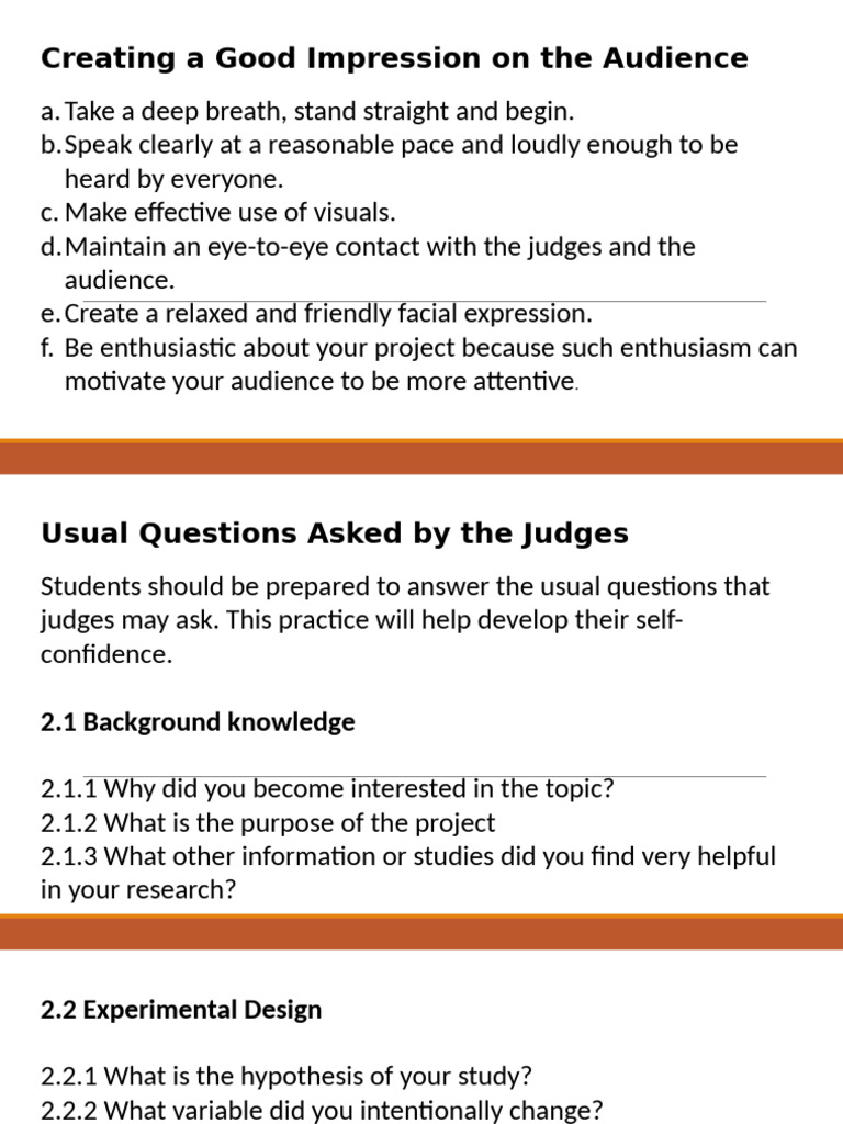 Tips For A Good Research Presentation | PDF | Experiment | Scientific ...