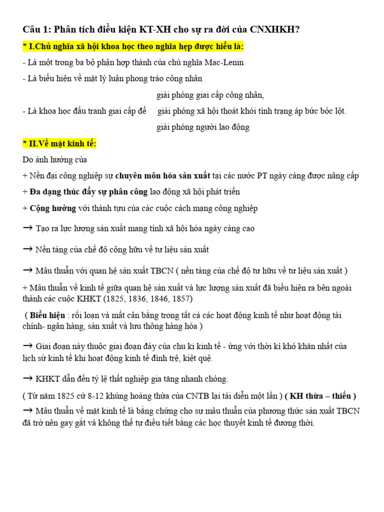 CNXH thầy Trường | PDF