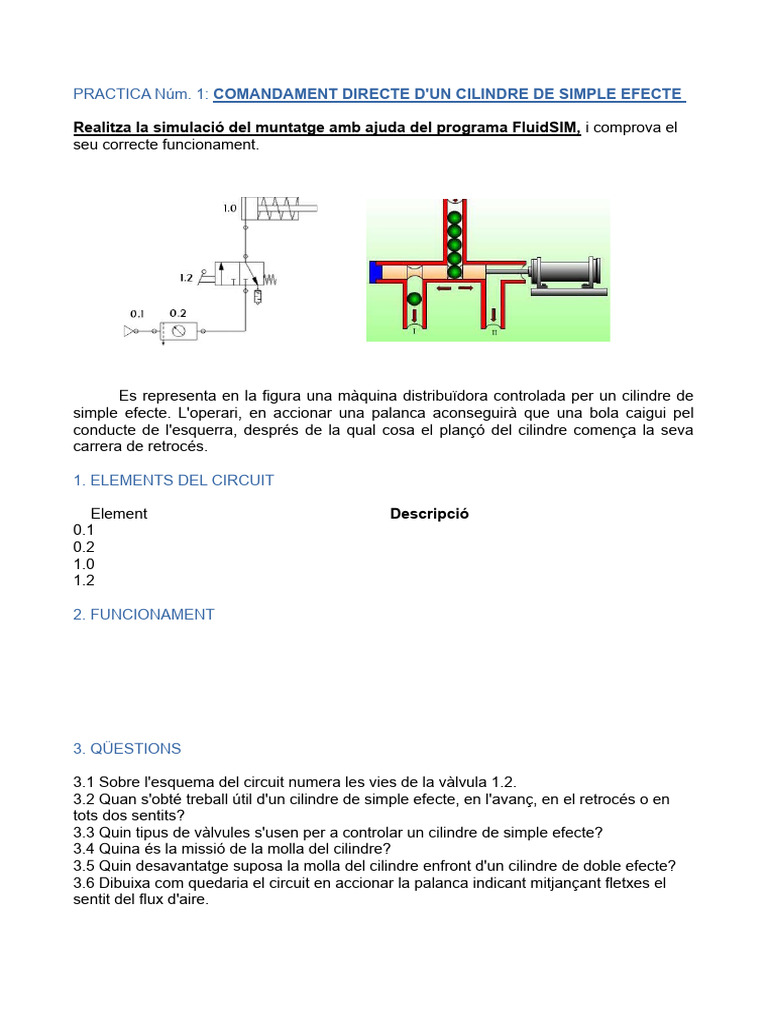 PRACTICA 1 Neumàtica | PDF