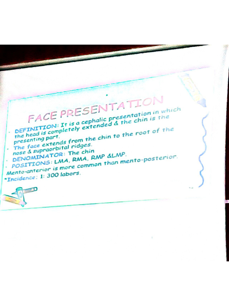 Face Presentation | PDF