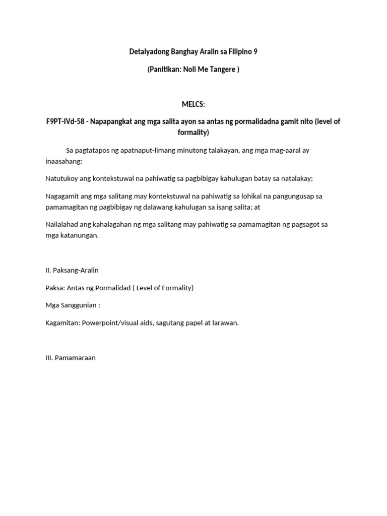 Lesson Plan NMT - 5 | PDF