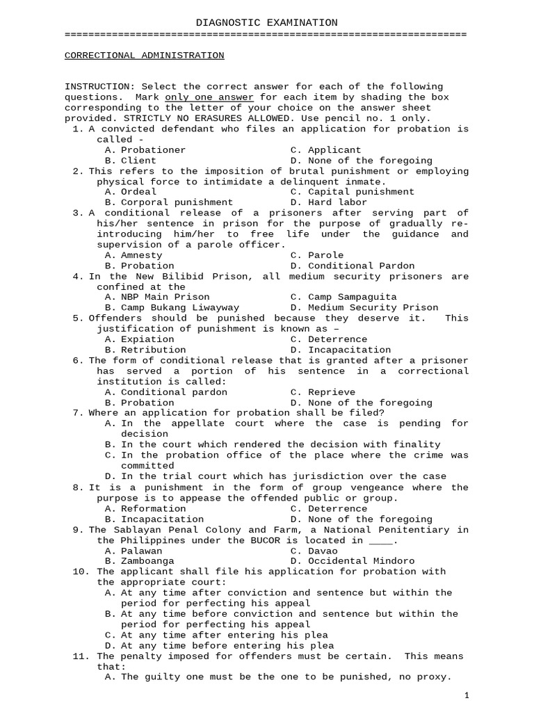 corr | PDF | Probation | Prison