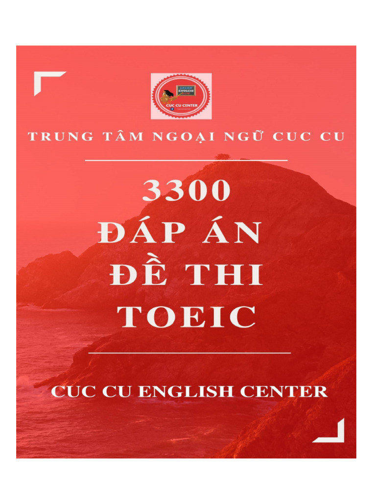 3300 Cụm Đáp Án Trong Đề Thi Toeic | PDF