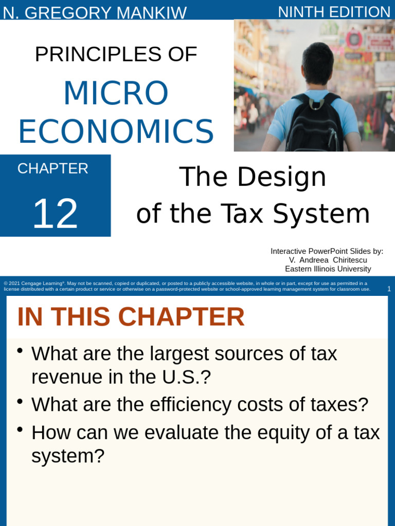 Interactive CH 12 The Design of The Tax System 9e | PDF | Taxes | Equity (Economics)
