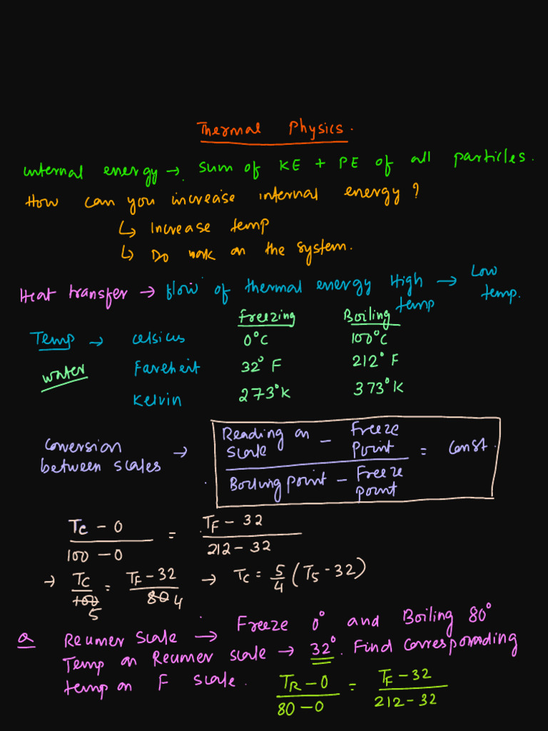 Thermal Physics - 1 | PDF