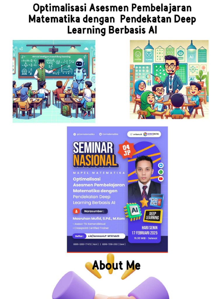 Seminar - Deep Learning, Asesmen Dan AI | PDF