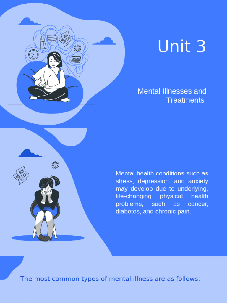 CWTS DEET UNIT 3 - Mental Health Illnesses and Treatments | PDF | Mental Disorder | Anxiety