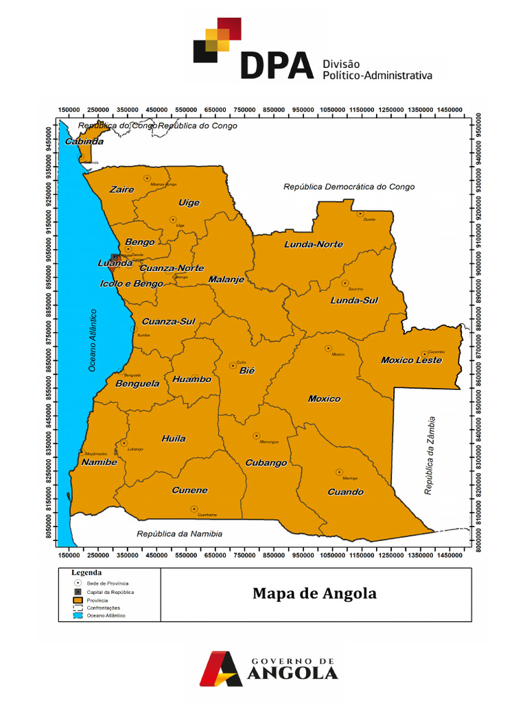 Mapa de Angola | PDF
