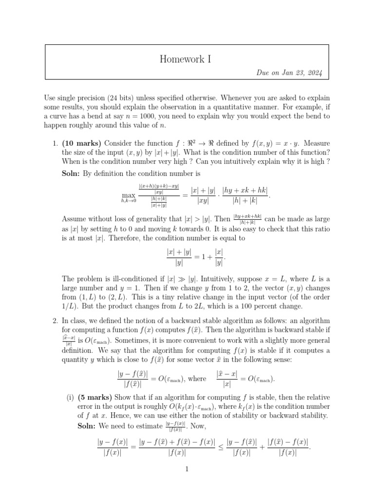 Col726 2302 Ass1 Solutions | PDF | Function (Mathematics) | Theoretical Computer Science