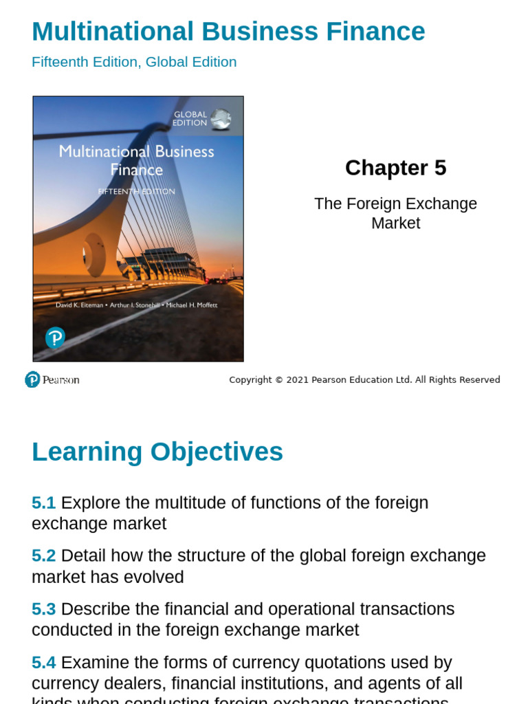 Lecture Chapter 5 - accessiblePPT | PDF | Foreign Exchange Market | Exchange Rate