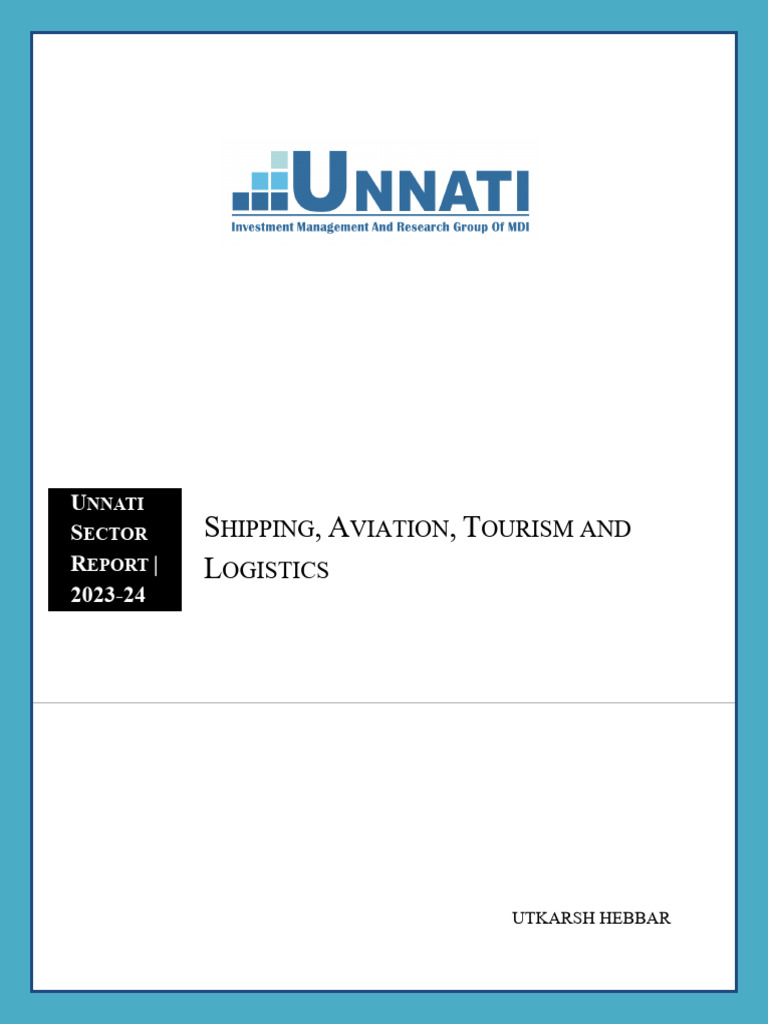 Unnati Sector Report 2023-24: Aviation Insights | PDF | Airlines | Low ...