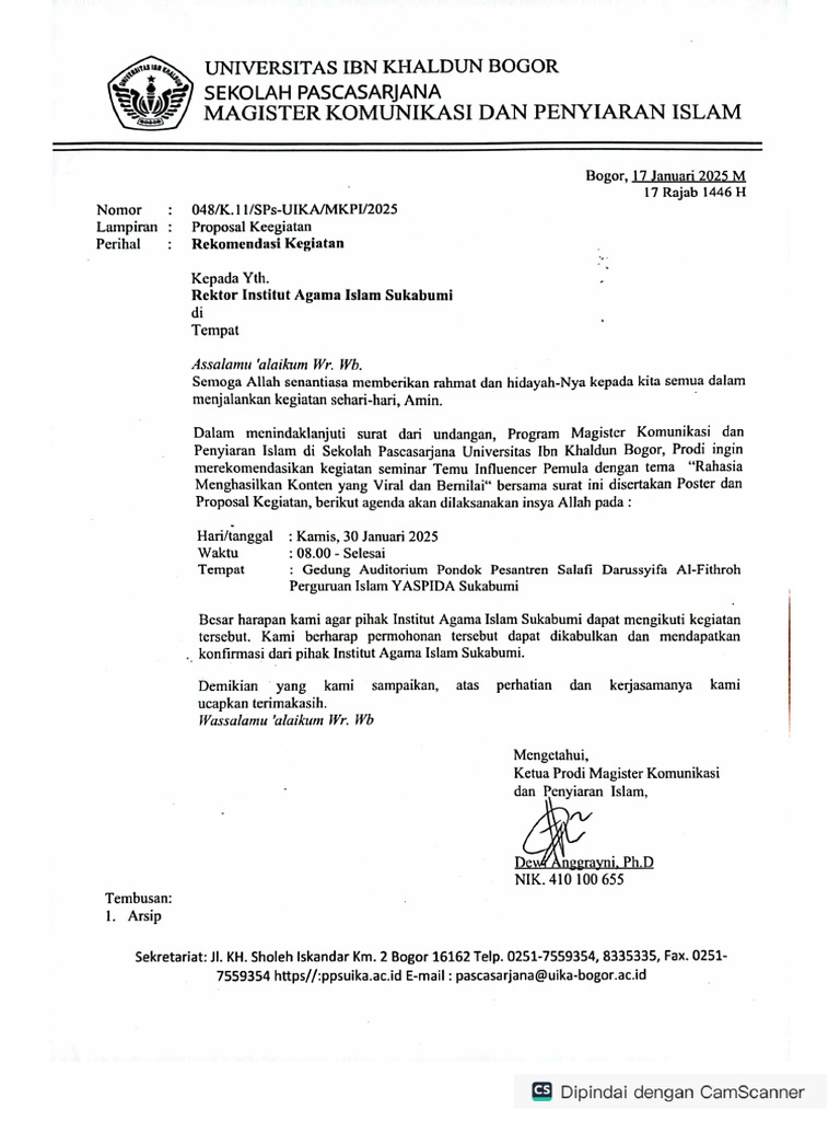 S. UNDANGAN IAIS SUKABUMI | PDF