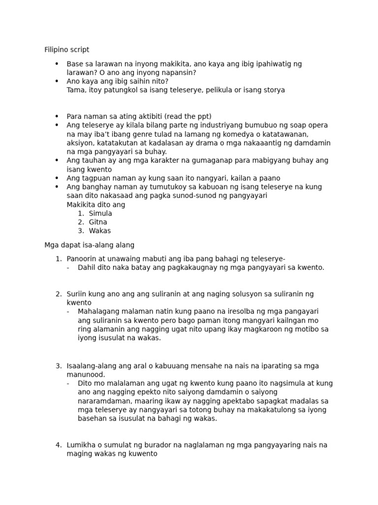 Filipino Script | PDF