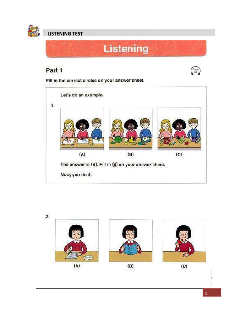 Practice Test 4 Listening Pdf