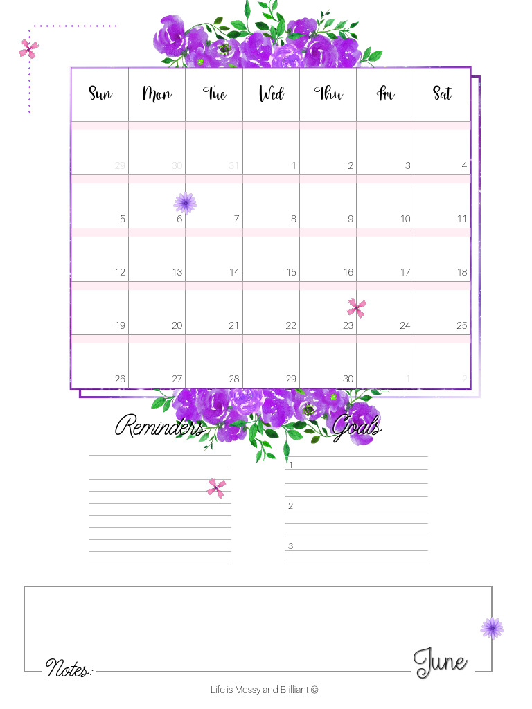 2022-Sunday-Start-June-Calendar | PDF