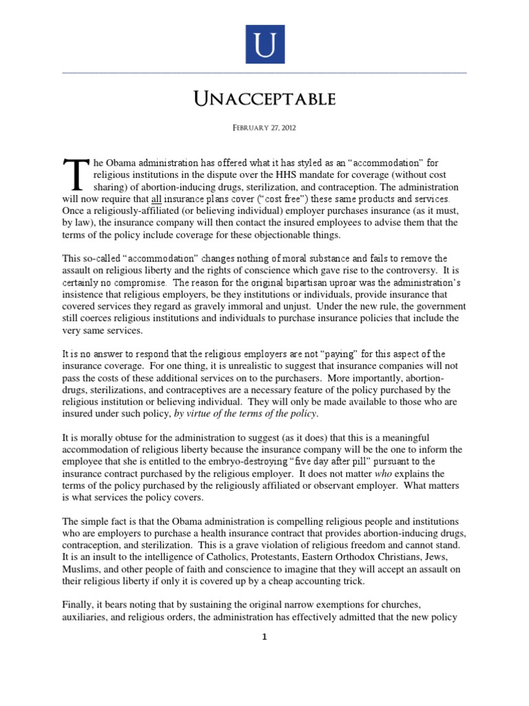 Unacceptable 2-27-11am2 | PDF | University Of Notre Dame | Doctor Of ...