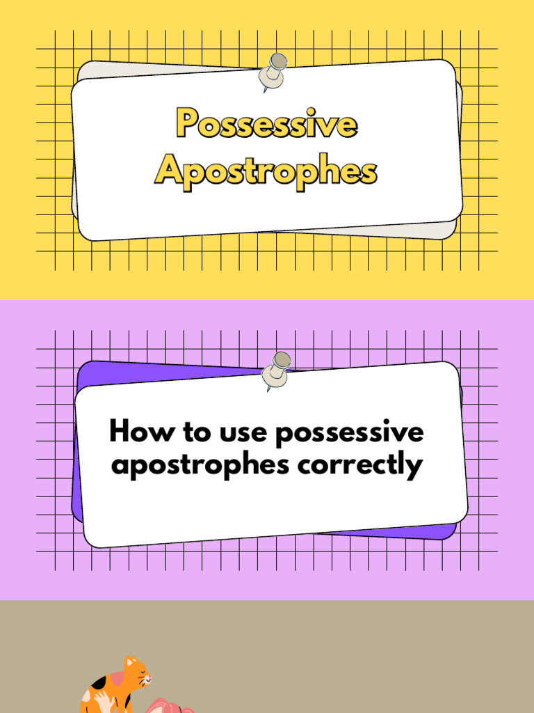 Mastering Possessive Apostrophes | PDF
