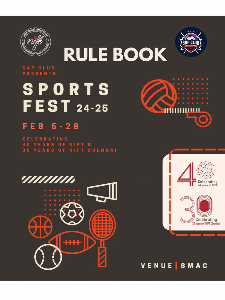 Rule Book Sports Fest | PDF