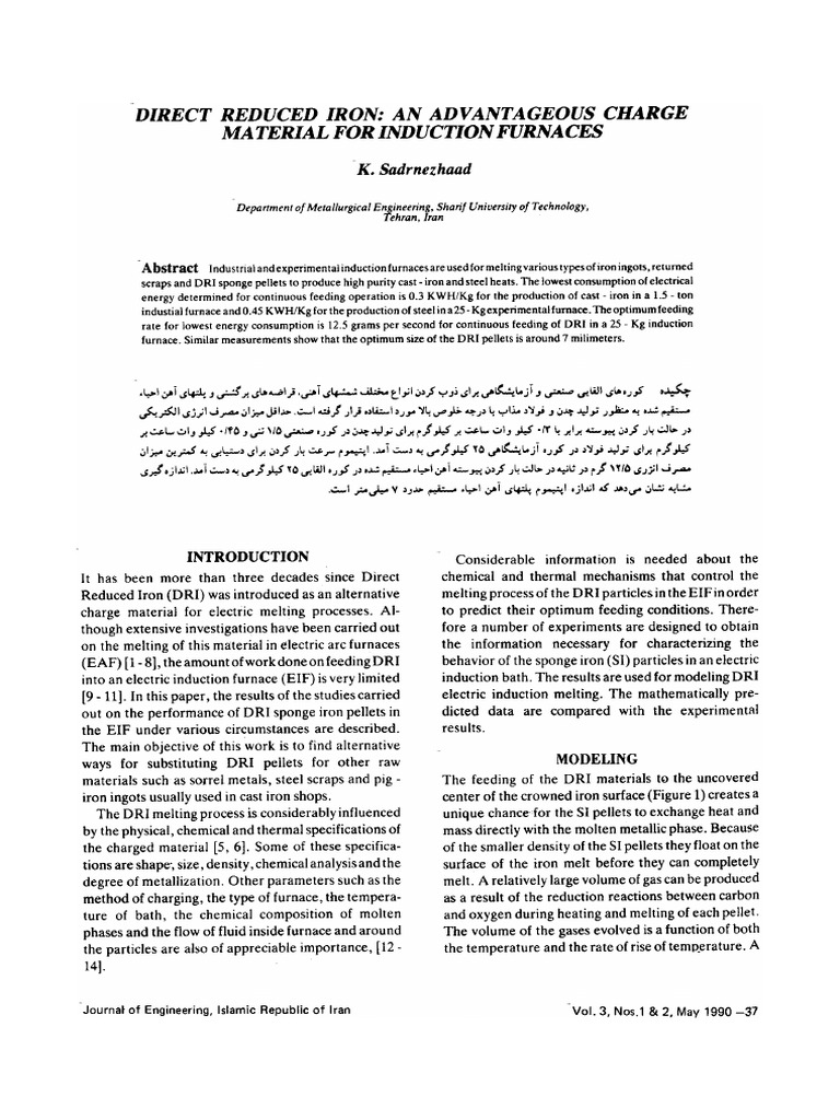 IJE_Volume 3_Issue 1_Pages 37-48 dri induction | PDF
