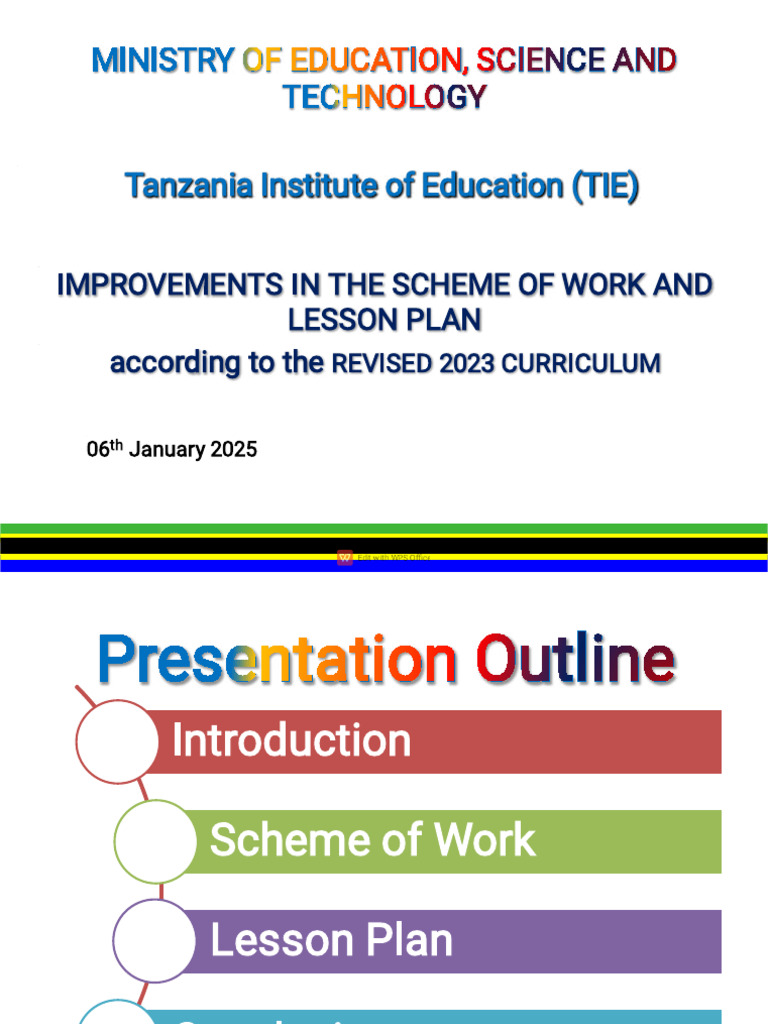 Scheme + Lesson Plan (Tie) - 083357 | PDF | Learning | Lesson Plan