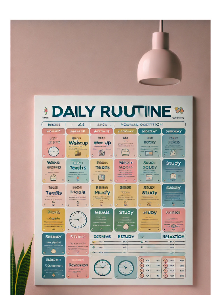 Daily Routine Guide for Kids | PDF