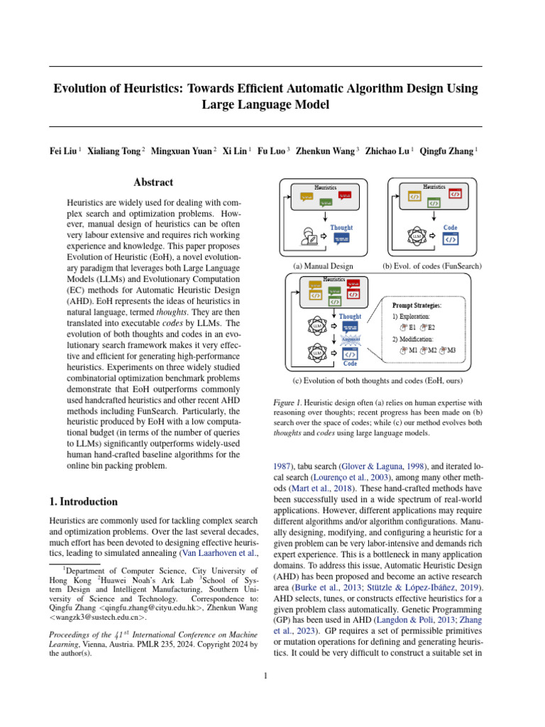 Evolution of Heuristics | PDF | Heuristic | Mathematical Optimization