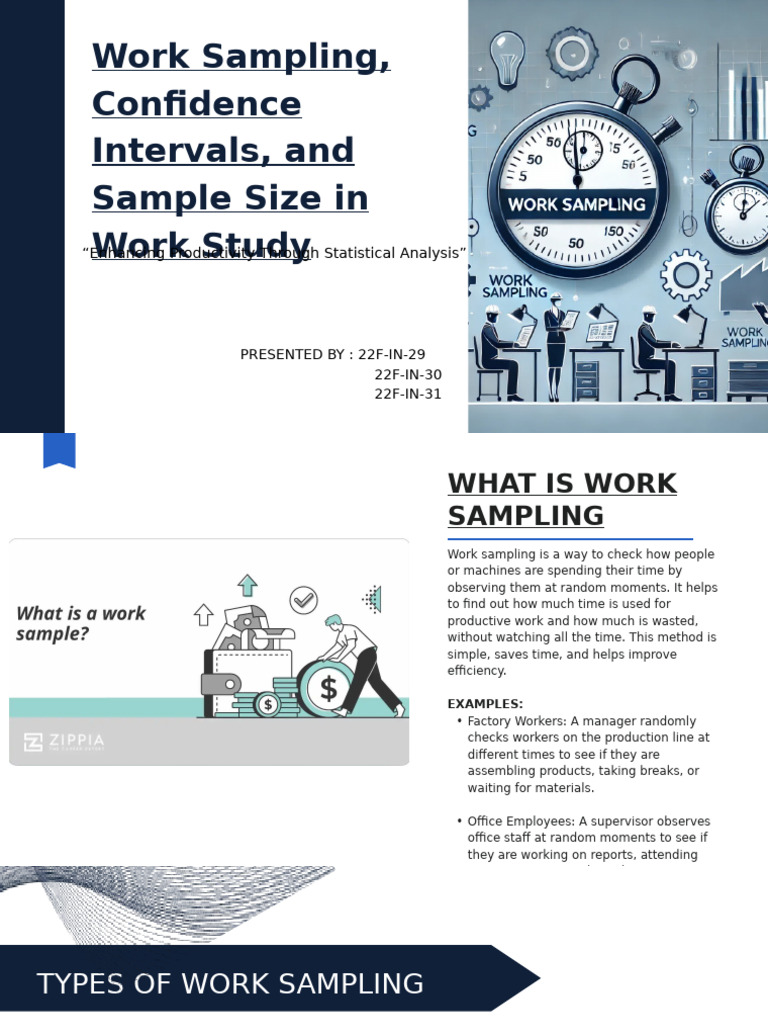 Work Sampling (1) | PDF | Sampling (Statistics) | Confidence Interval