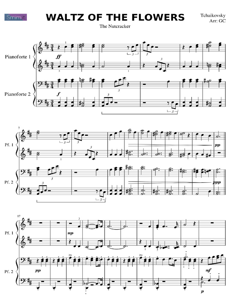 Waltz of The Flowers | PDF