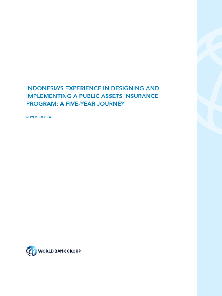 Indonesia's Public Assets Insurance Journey | PDF | Natural Disasters ...