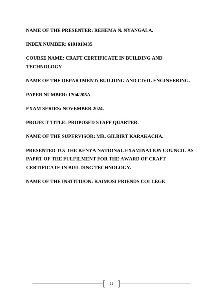 Rehema's project | PDF | Air Conditioning | Foundation (Engineering)