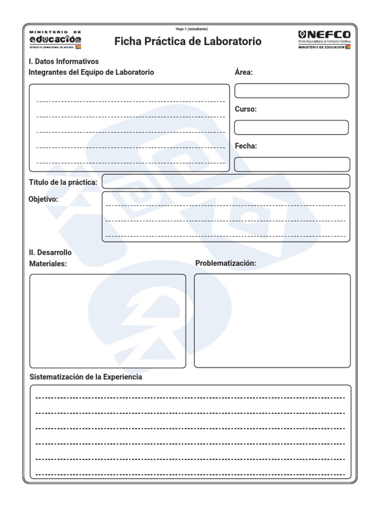 Fichas de Laboratorio | PDF | Laboratorios