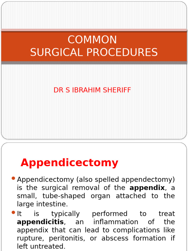 2.surgical Procedures | PDF | Gallbladder | Mastectomy