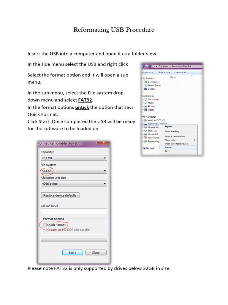 How To Prepare Usb Drive For Hisense Firmware | PDF