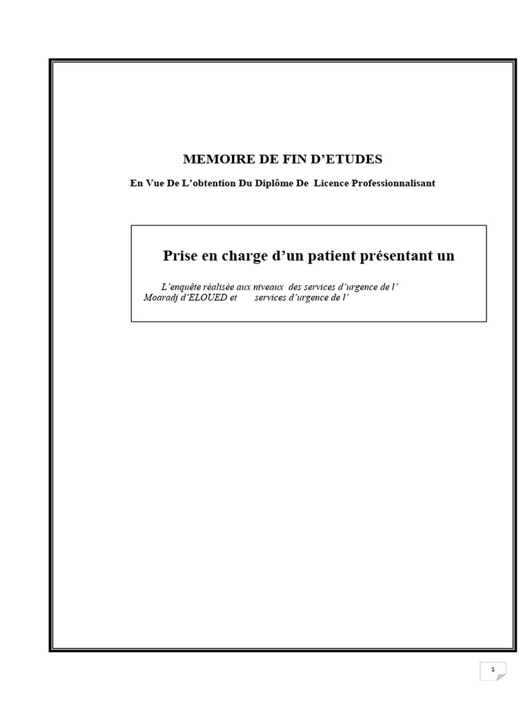 Prise en charge du syndrome coronarien aigu | PDF | Atrium (anatomie ...
