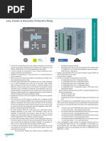 SEL 700G Relay Datasheet | PDF | Electric Generator | Relay