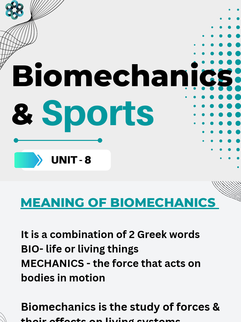 Understanding Biomechanics in Sports | PDF | Force | Lever