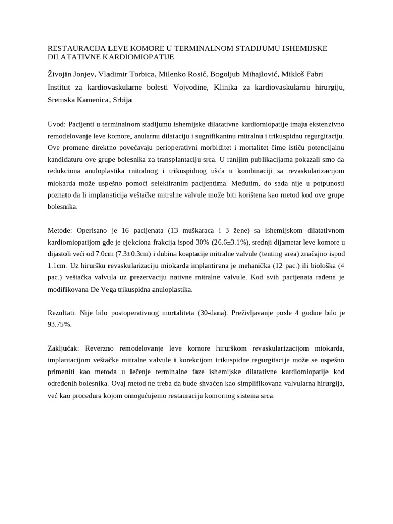 Jonjev SSCVS 2011 srp | PDF