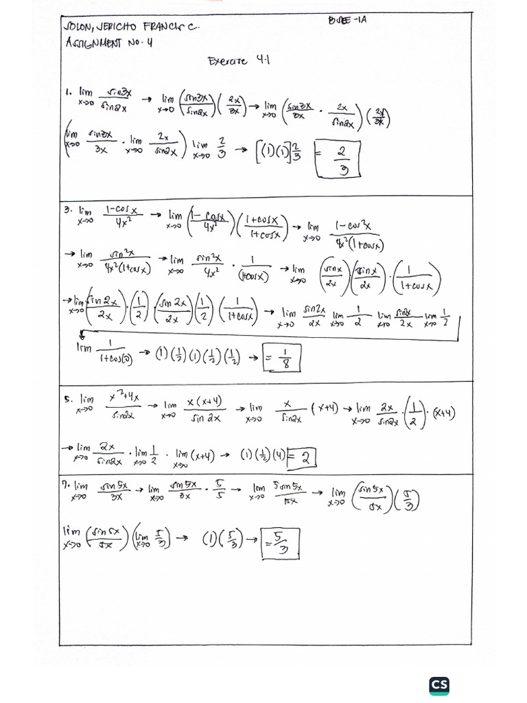 Assignment-Chapter-4-DiffCal | PDF