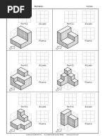 Ejercicios Resueltos: Alzado y Planta | PDF