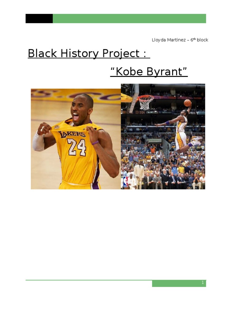 Kobe Bryant | PDF | Kobe Bryant | Los Angeles Lakers