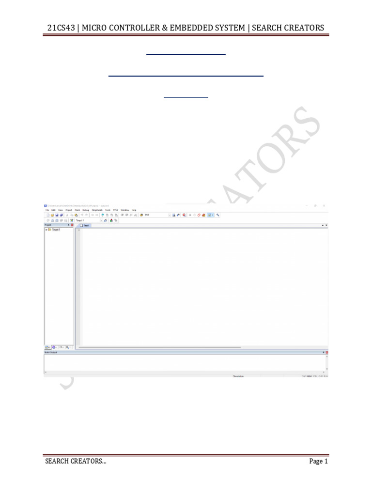 Keil uVision4 Project Setup Guide | PDF