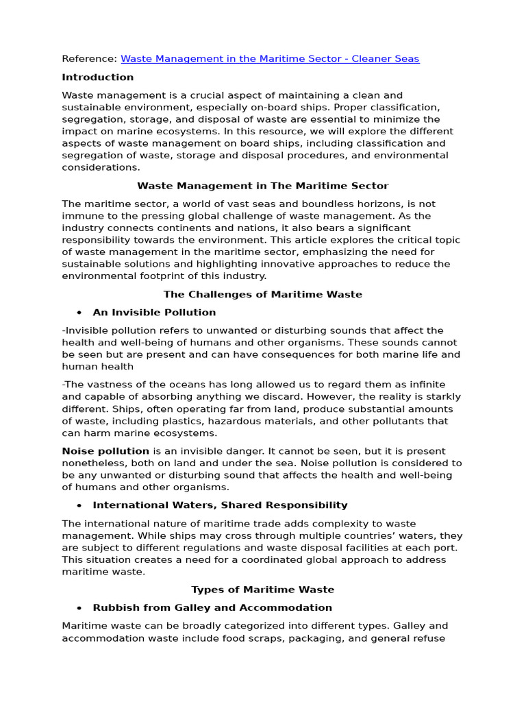 Lesson 4 - Waste Management - Housekeeping | PDF | Waste Management | Waste