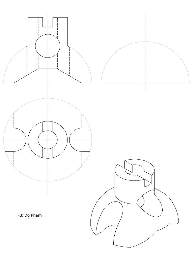 Vẽ Kỹ Thuật Btvn | PDF
