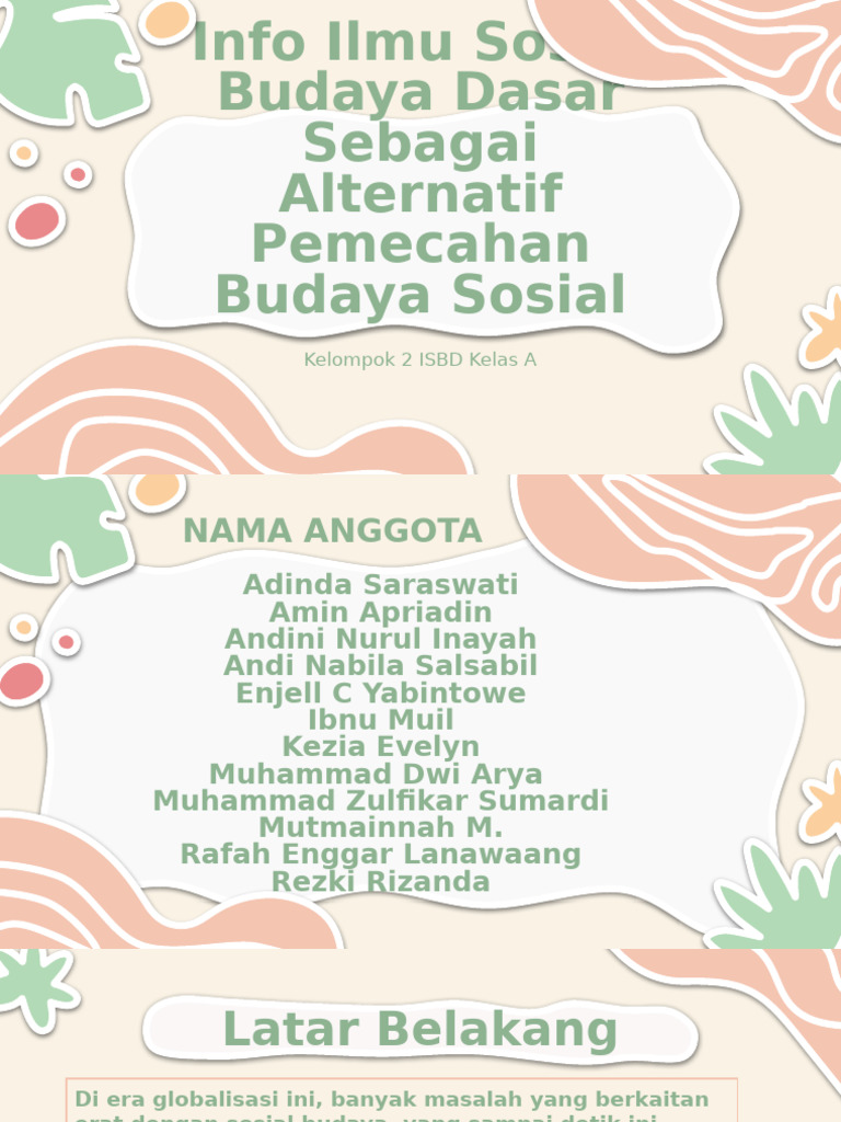 Isbd Kel.2 A-1 | PDF