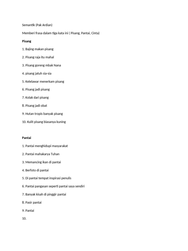 Semantik (Pak Ardian) | PDF